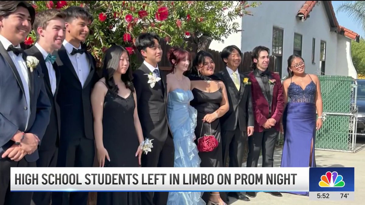 Students affected by Eaton Fire stood up on prom night by limo service ...