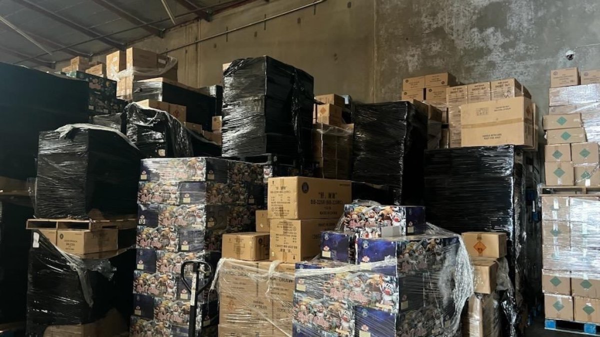 100K pounds of illegal fireworks discovered in City of Commerce – NBC ...