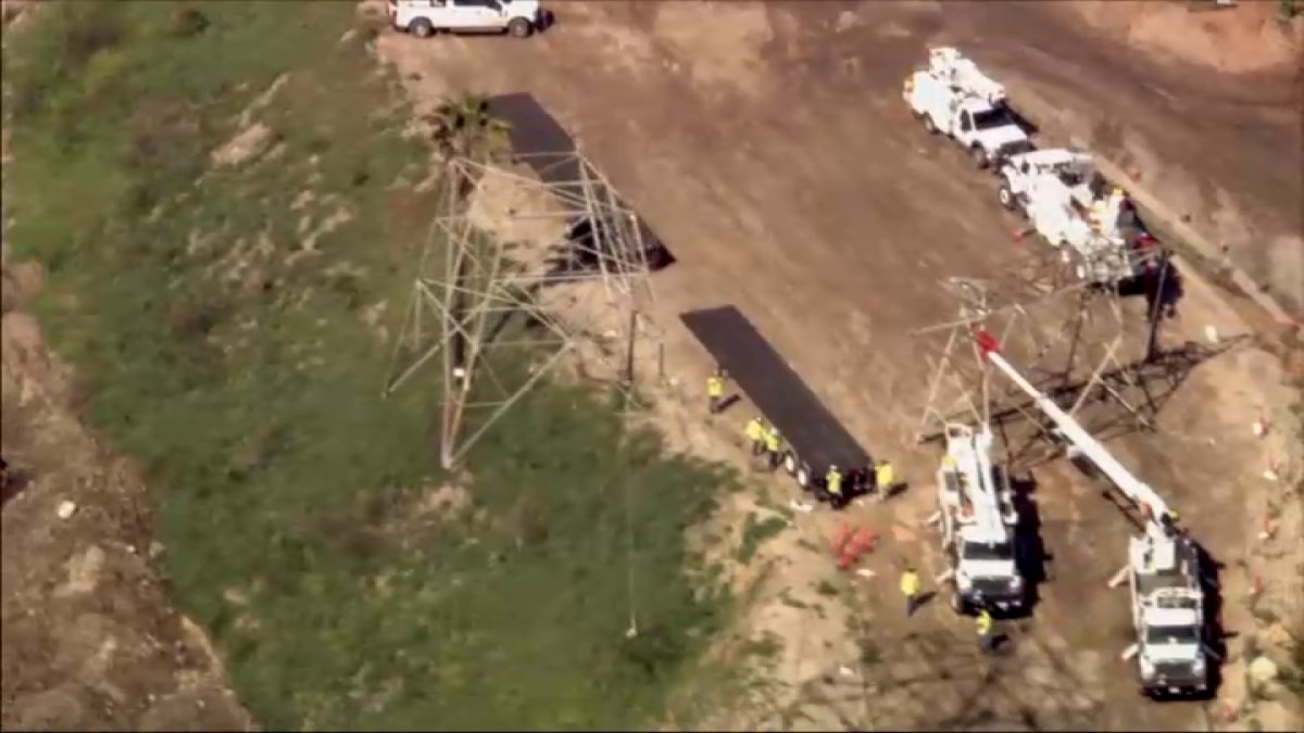 SoCal Edison begins removal of transmission towers in Eaton Canyon ...