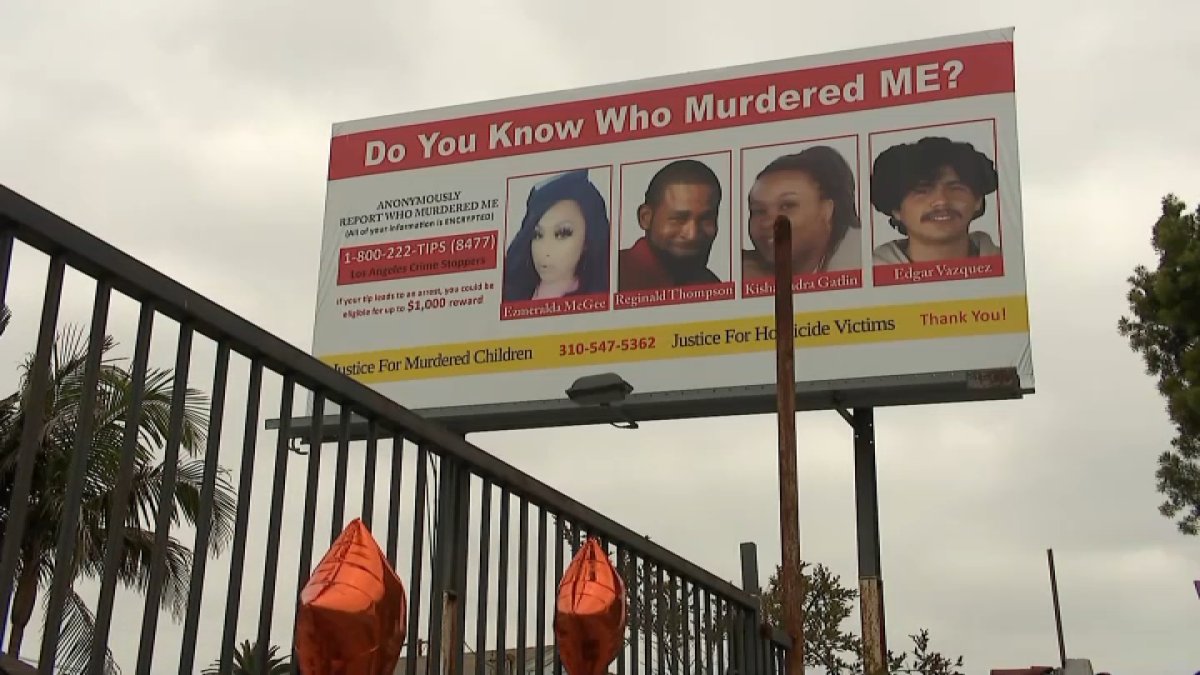 Billboards spotlight unsolved murders in LA County – NBC Los Angeles