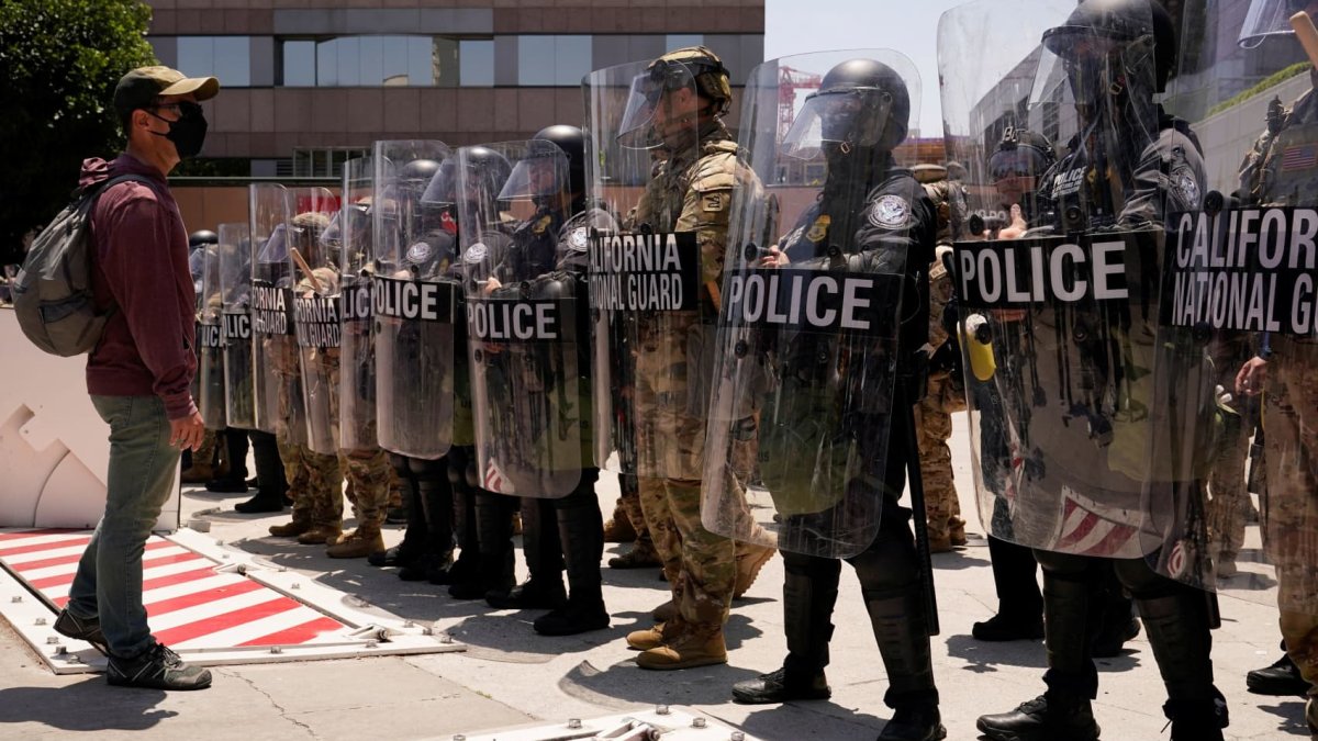 Pentagon ending activation of all but 250 troops in Los Angeles – NBC ...