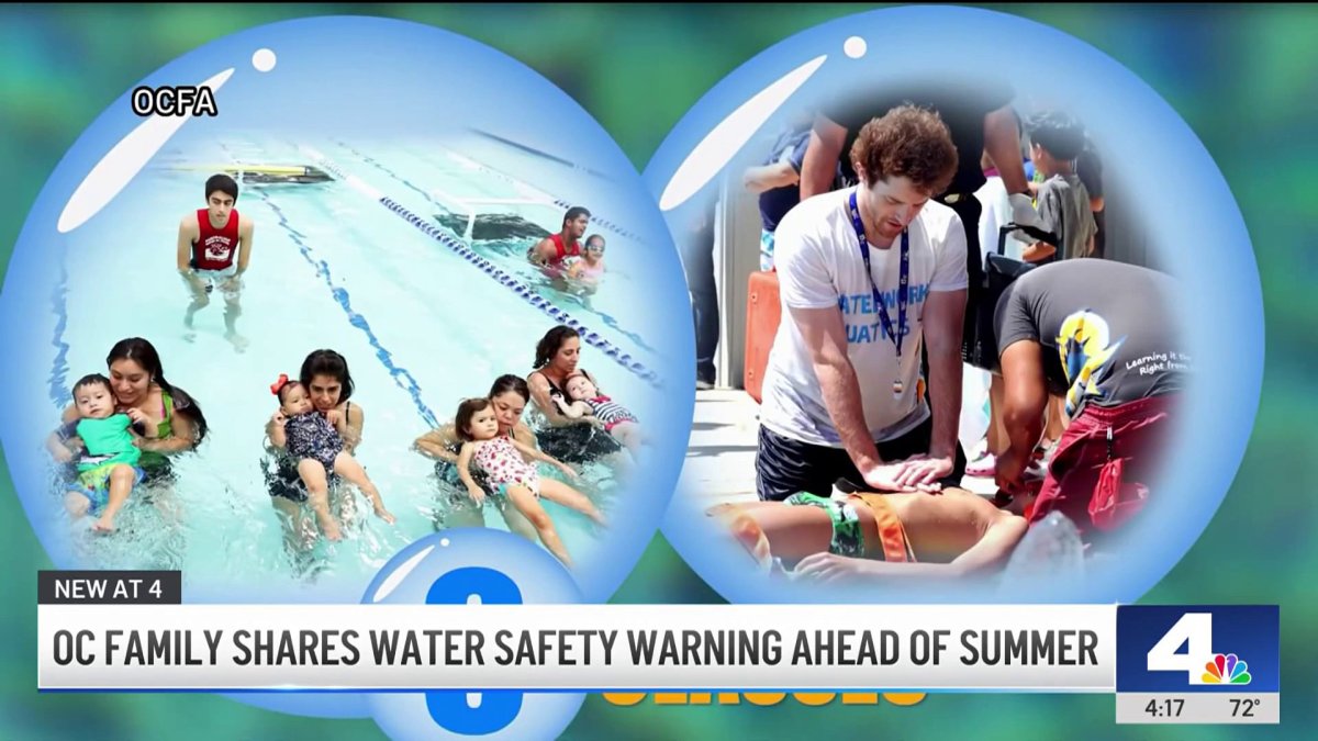 OC family share water safety warning after child’s near drowning – NBC ...