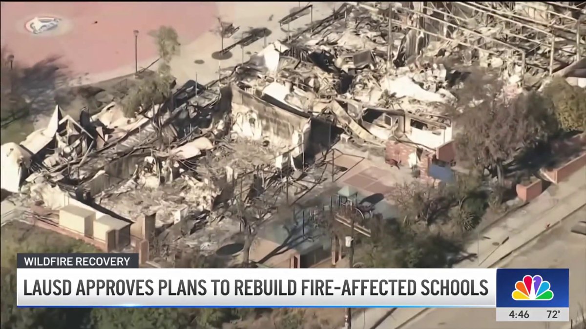 Lausd To Rebuild Schools Burned In Palisades Fire Nbc Los Angeles