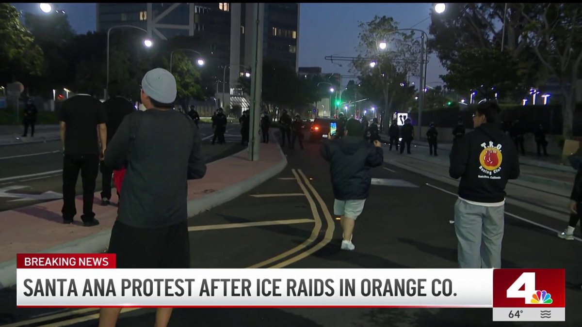 Protests in Santa Ana result in several arrests – NBC Los Angeles