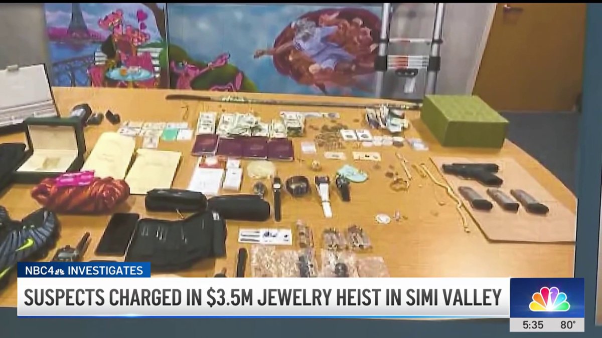 Police arrest 4 in connection for $3.5 million jewelry heist in Simi ...