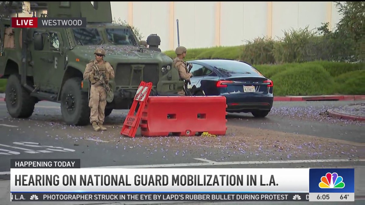 Hearing on National Guard mobilization in LA – NBC Los Angeles