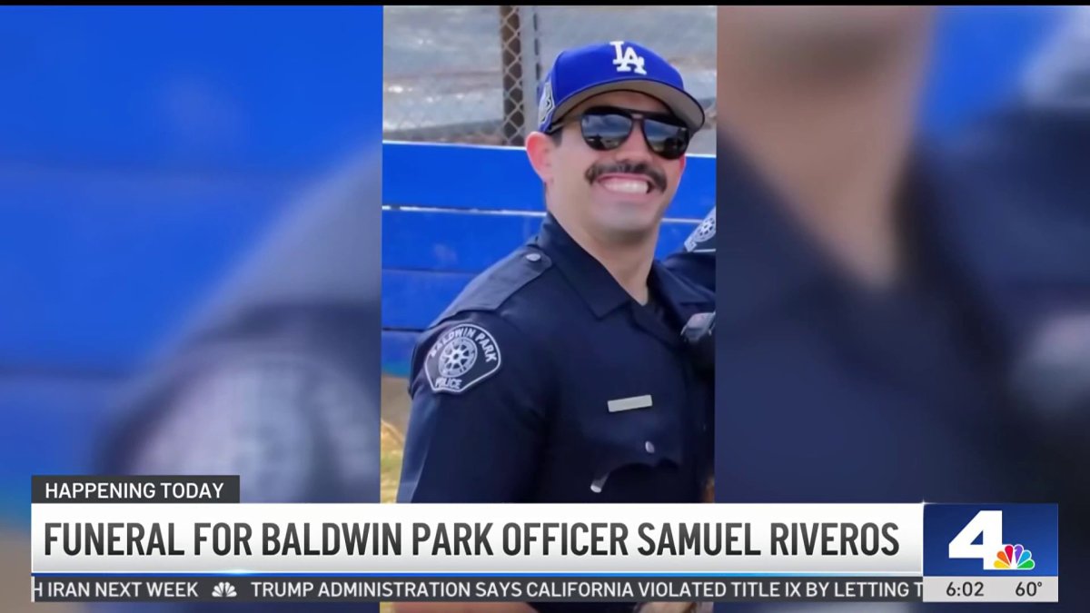 Funeral for Baldwin Park officer Samuel Riveros – NBC Los Angeles