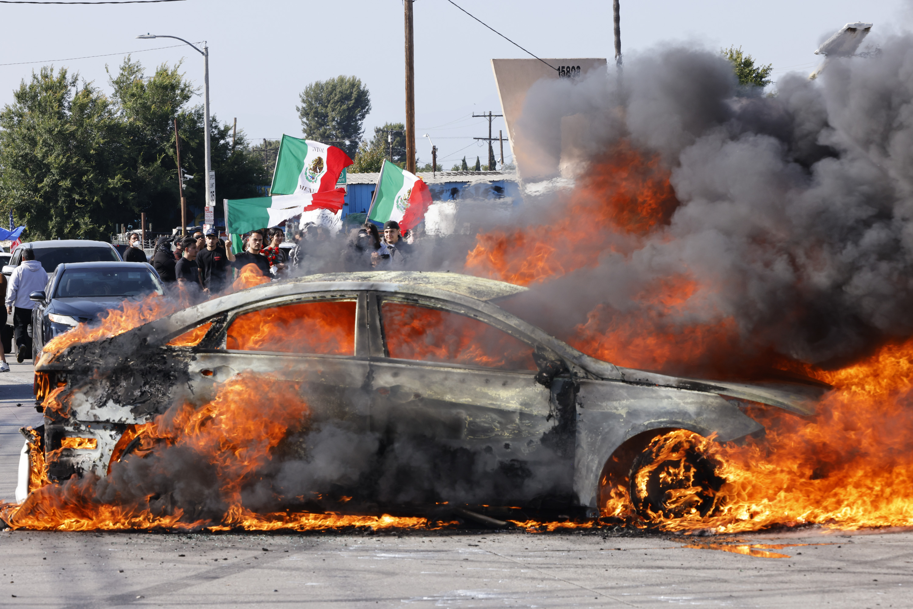 Photos: Protests in Los Angeles over immigration raids – NBC Los Angeles