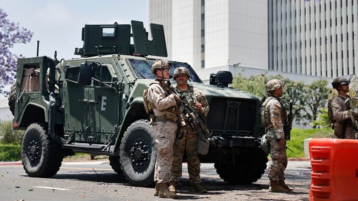 Amid LA protests, 200 Marines move in to assist, commander says – NBC ...