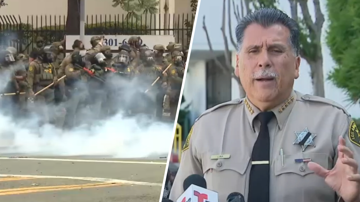 LASD: Over 100 deputies dispatched to Paramount as protest declared ...