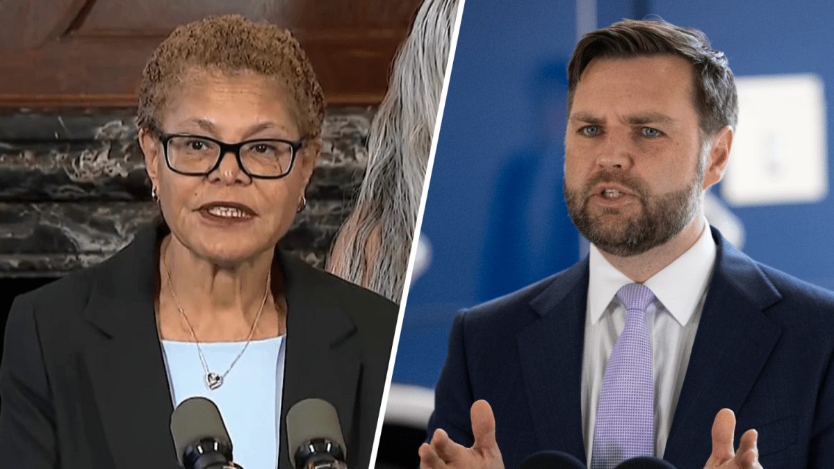 Mayor Bass blasts VP Vance for his comments during LA visit – NBC Los ...