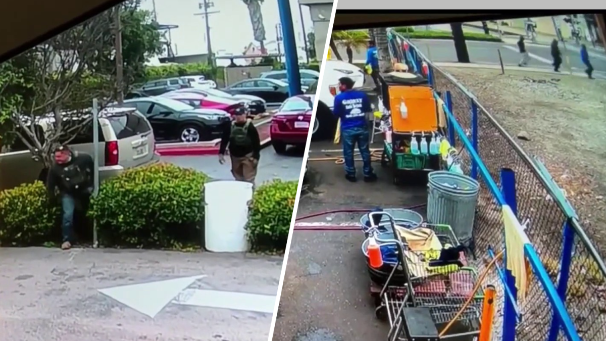 Video appears to show Downey car wash immigration raid – NBC Los Angeles