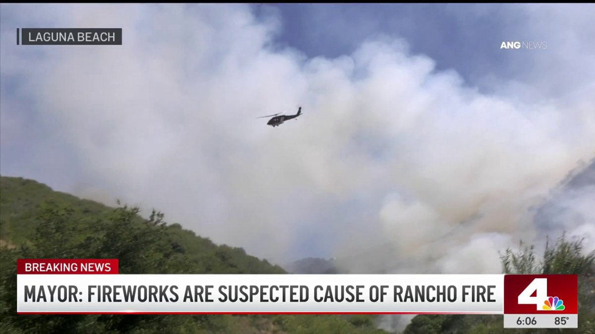 On 6-month anniversary of LA wildfires, Laguna Beach battles brush fire ...