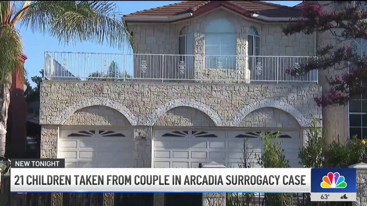 21 children taken from couple in Arcadia surrogacy case – NBC Los Angeles