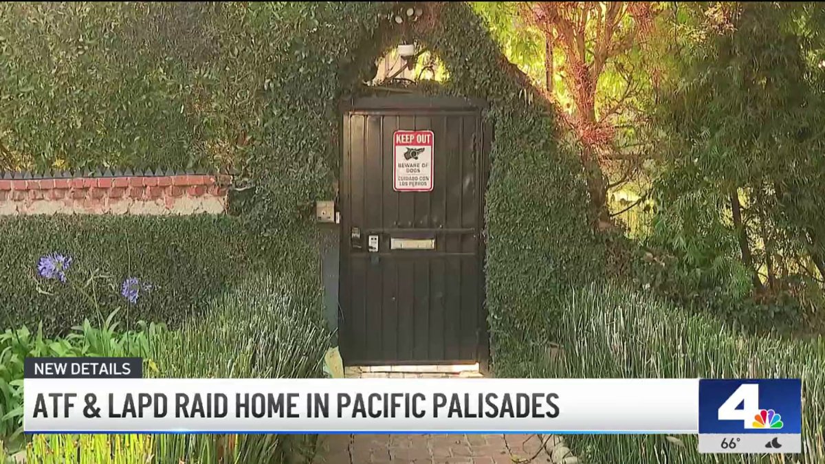 ATF and LAPD raid home in Pacific Palisades – NBC Los Angeles