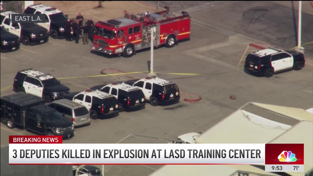 Video: Sheriff’s deputies killed in explosion at East LA facility – NBC ...
