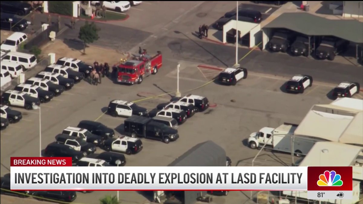 Several possible explosive items were being examined before explosion ...