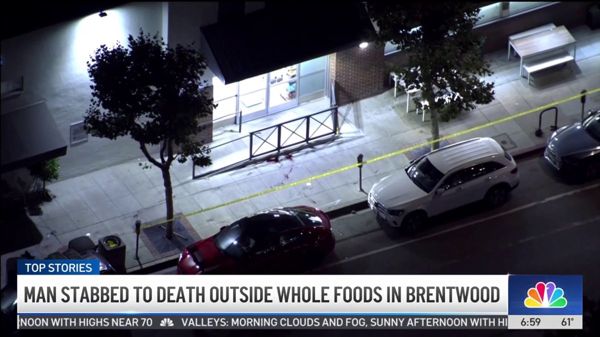 Man stabbed to death outside Whole Foods in Brentwood – NBC Los Angeles