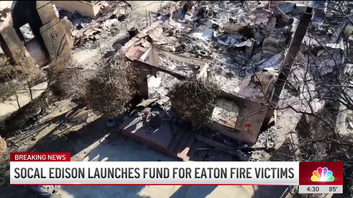 SCE launches fund for Eaton Fire victims – NBC Los Angeles