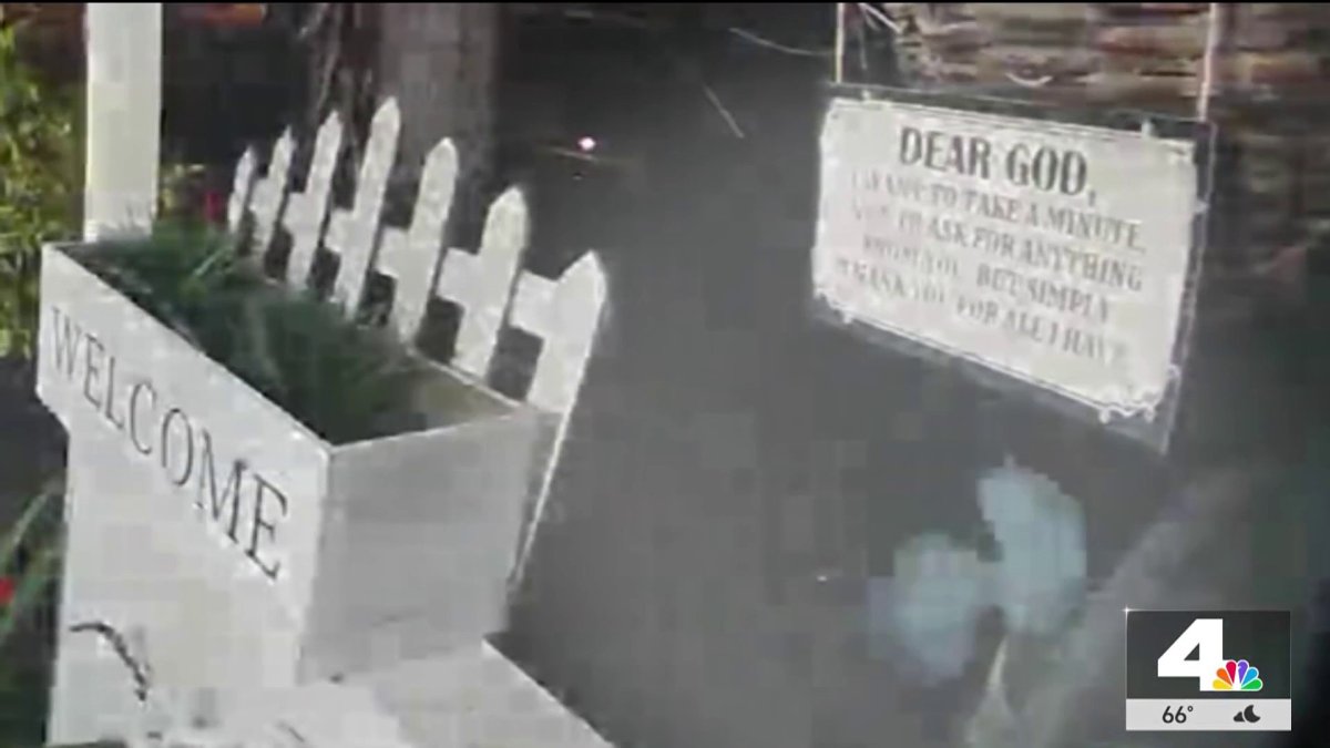 Aliens in Compton? Home security camera captures strange creature – NBC ...