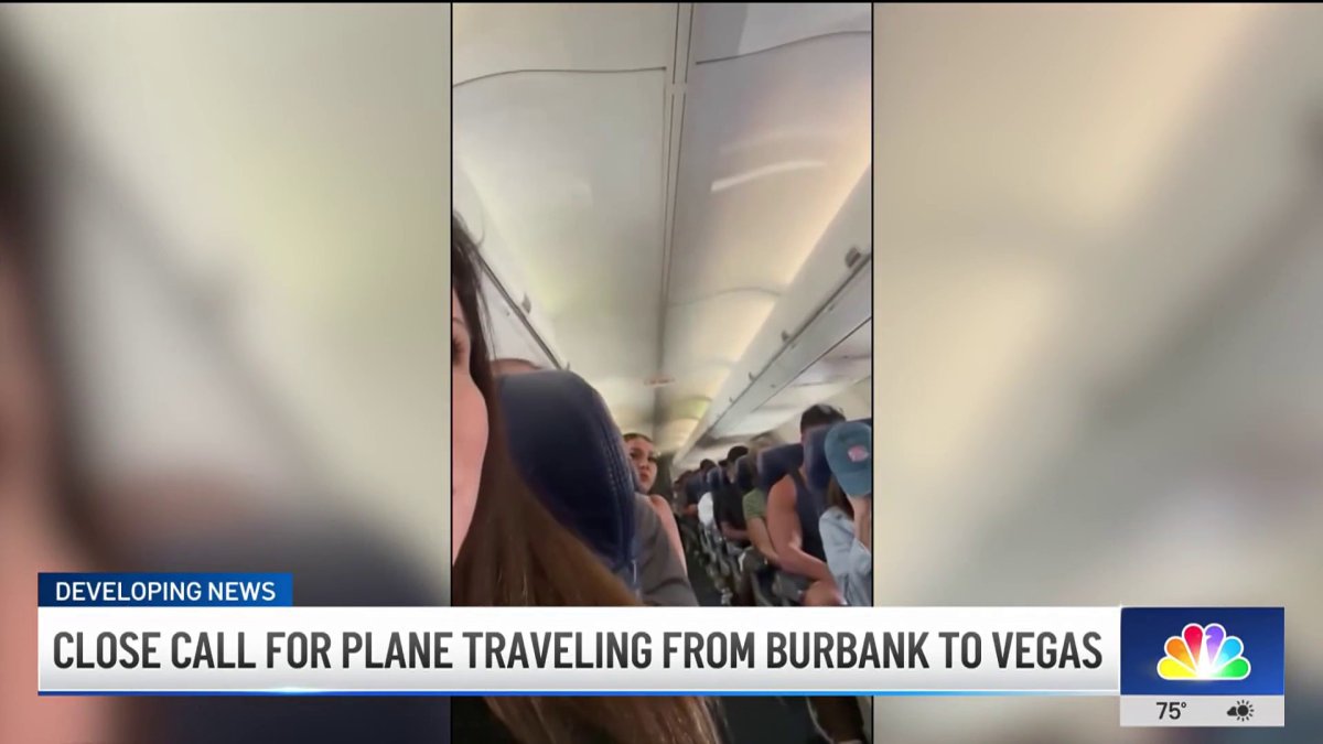 Passenger recounts plane’s sudden drop after departure from Burbank ...