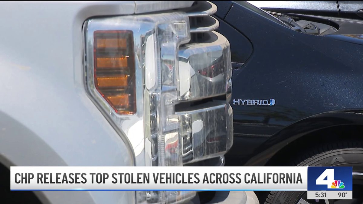 CHP shares which vehicles are more prone to car theft – NBC Los Angeles