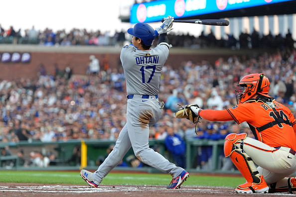 Watch: Shohei Ohtani hits splash homer in Dodgers 8-7 loss to Giants ...