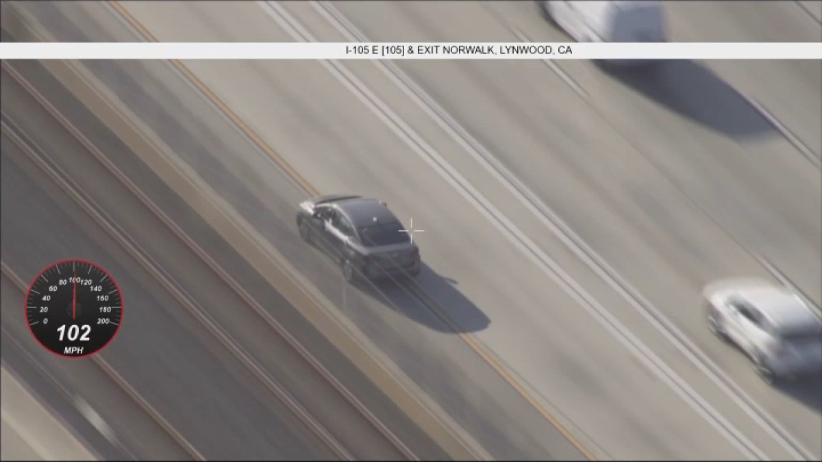 High-speed driver arrested following pusuit in Lynwood – NBC Los Angeles