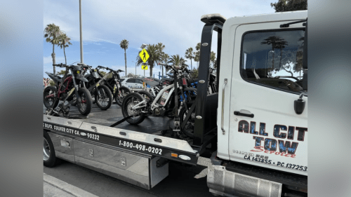 Santa Monica police impound 12 illegal e-Bikes – NBC Los Angeles