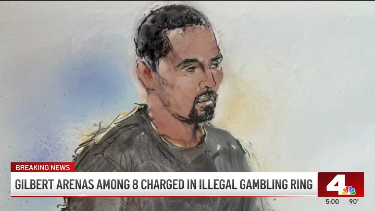 NBA All-Star Gilbert Arenas with his latest trouble with the law – NBC ...