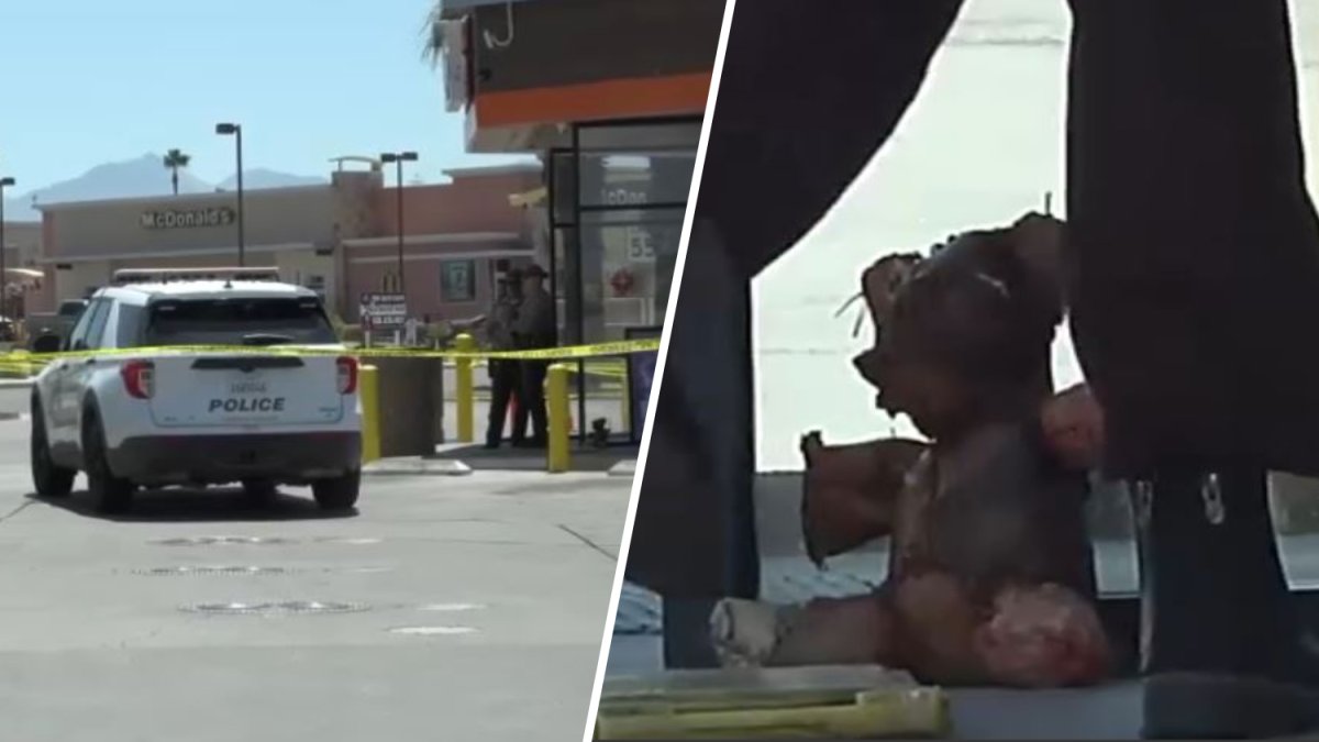 Mysterious teddy bear found outside Victorville gas station – NBC Los Angeles