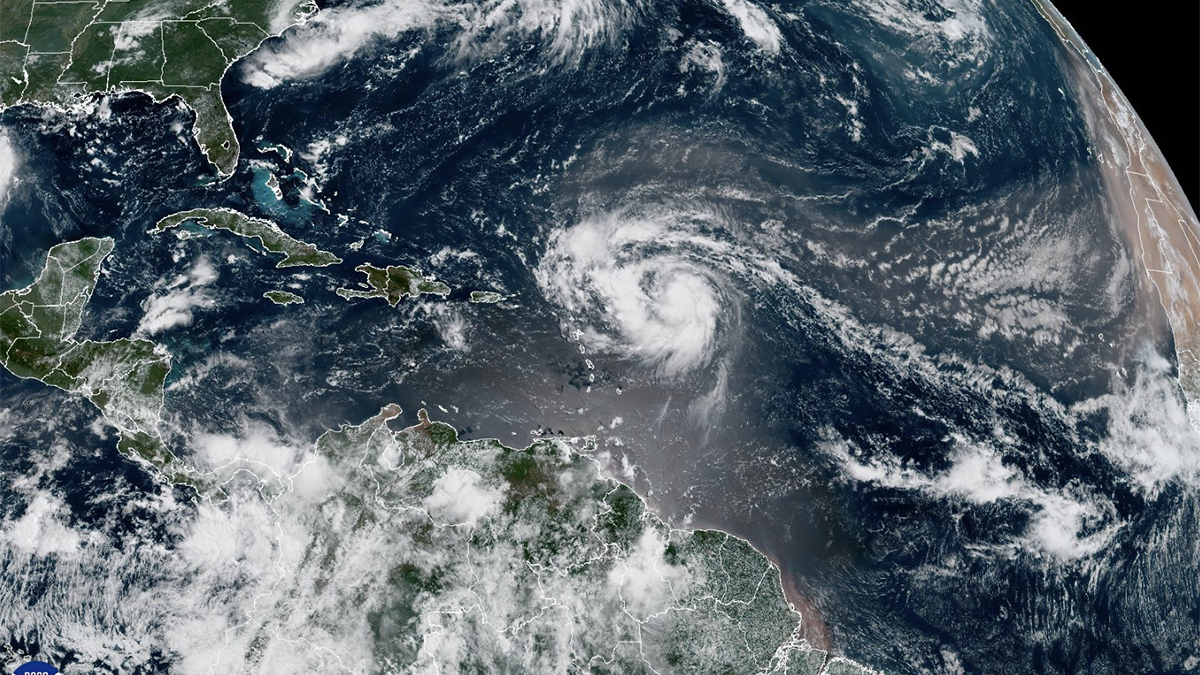 Erin strengthens to Category 2 hurricane. See track, intensity – NBC ...