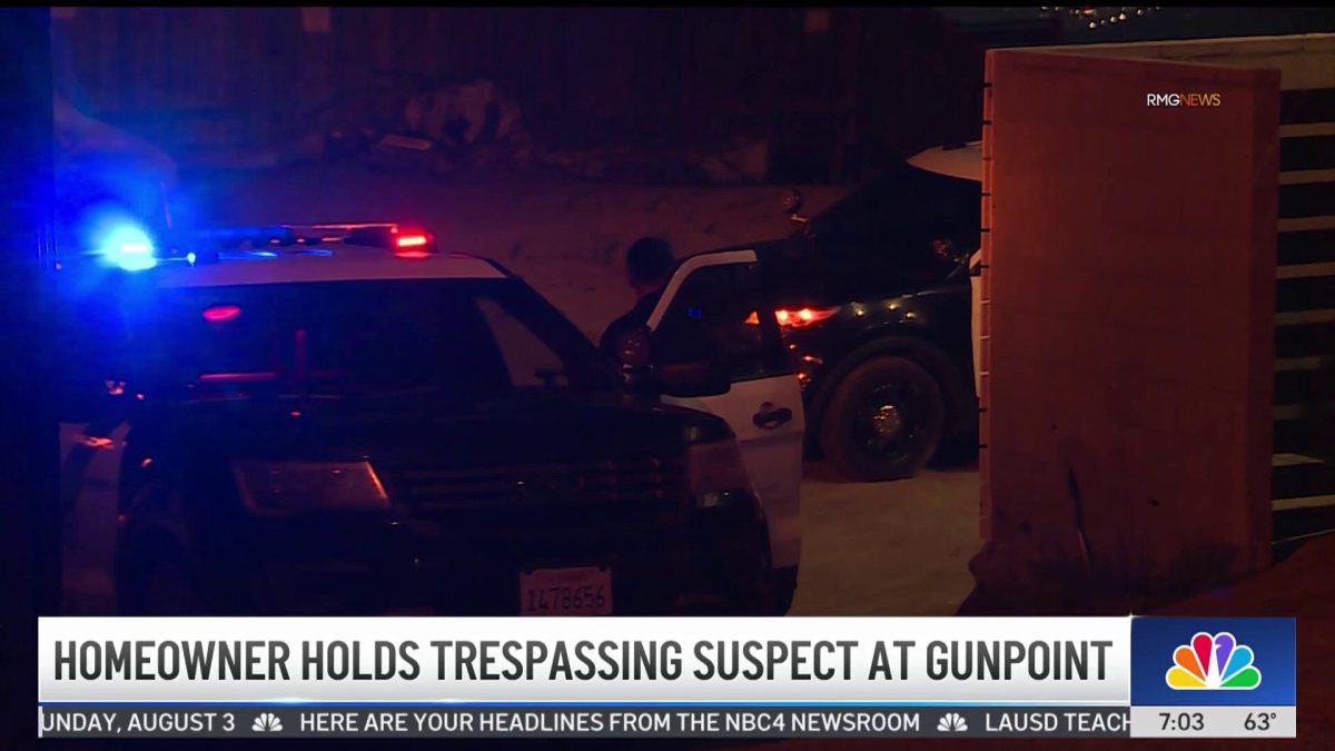 Hollywood resident stops break-in at gunpoint – NBC Los Angeles