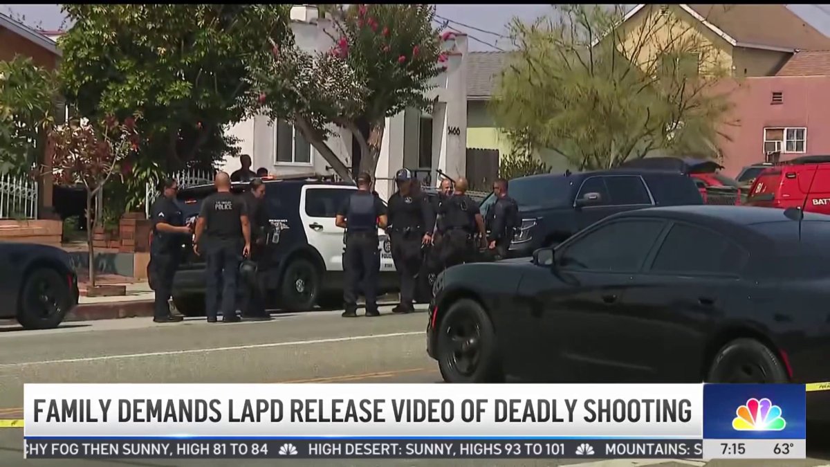 Family demands LAPD release body cam footage of deadly shooting – NBC ...