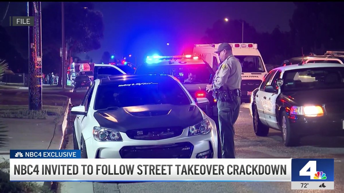 NBC4 gets exclusive look at LA street takeover crackdown operation ...