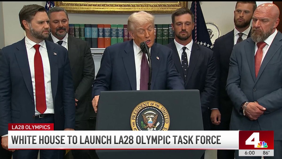 Trump to sign executive order to create LA28 Olympic task force – NBC ...