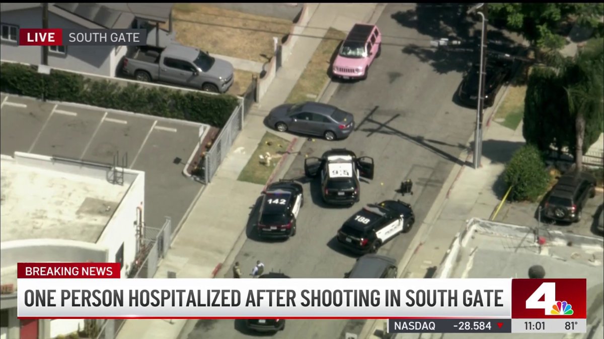 1 hospitalized in South Gate shooting – NBC Los Angeles
