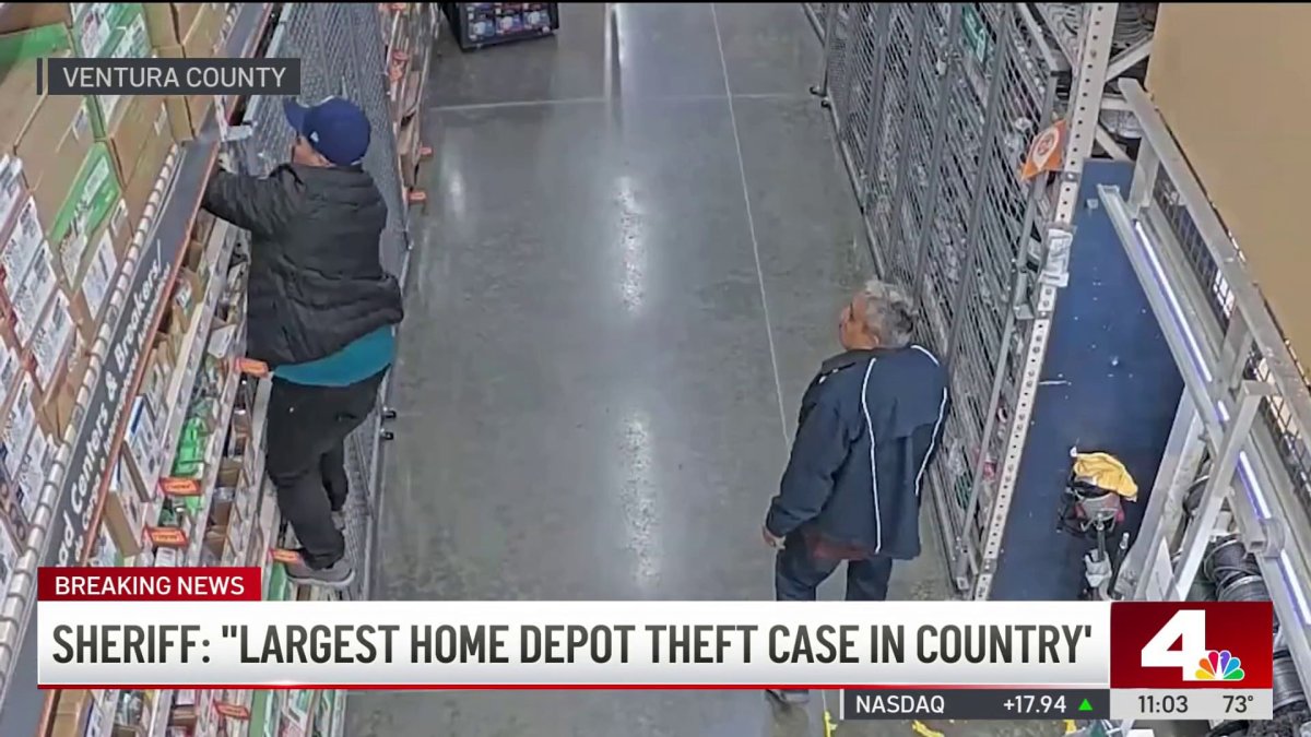 14 arrested in country’s “largest Home Depot theft case” – NBC Los Angeles