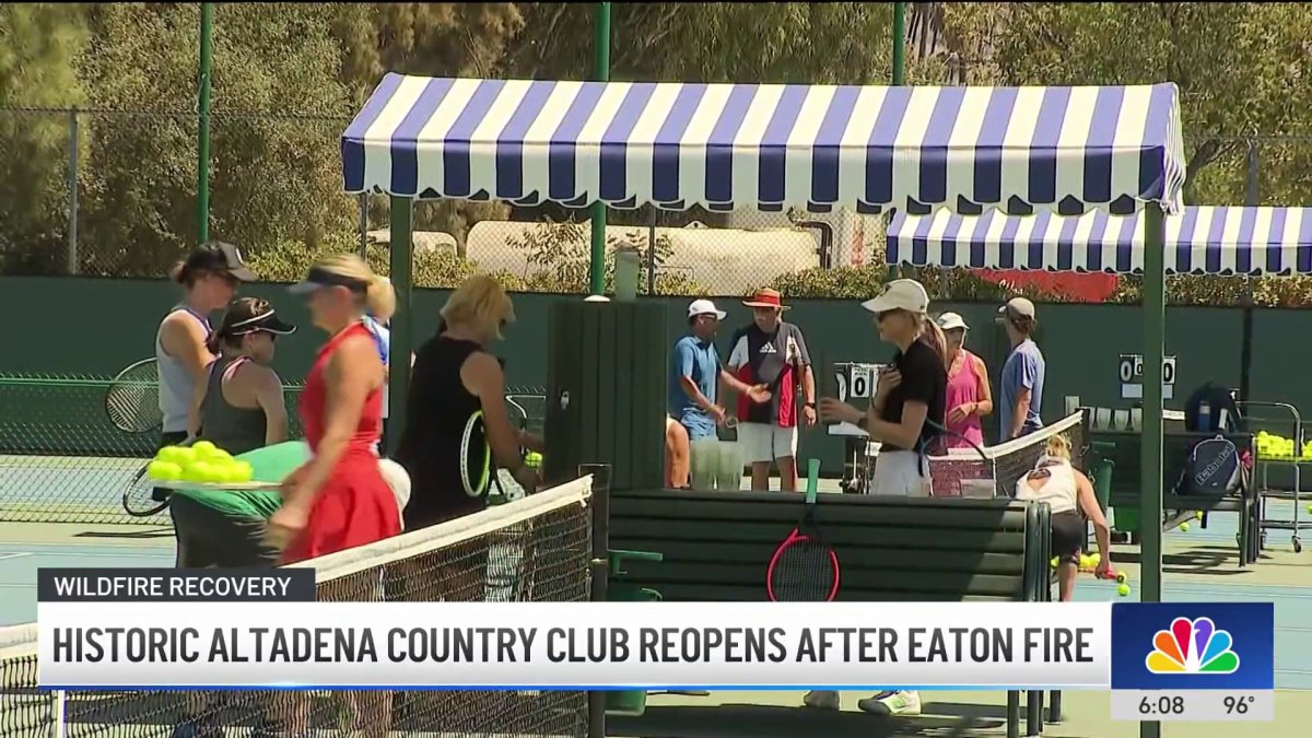 Historic Altadena Country Club reopens after Eaton Fire – NBC Los Angeles
