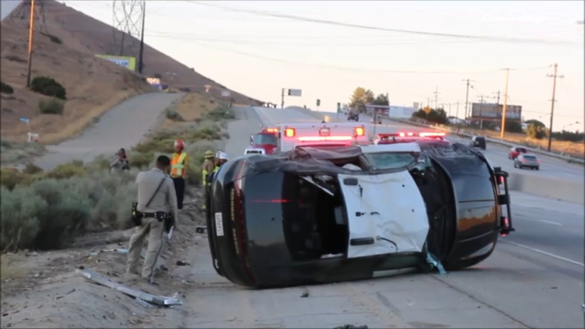 Two CHP officers injured following rollover crash in Palmdale – NBC Los ...