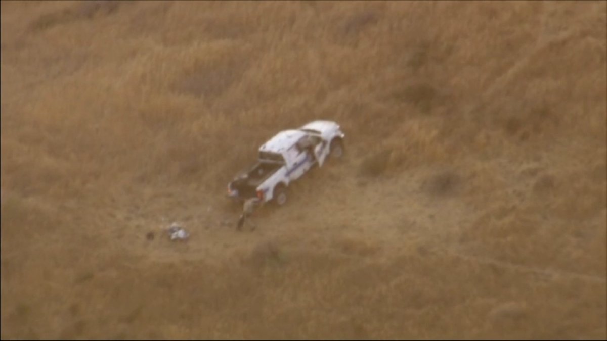 1 injured after emergency vehicle rolls over near Canyon Fire – NBC Los ...