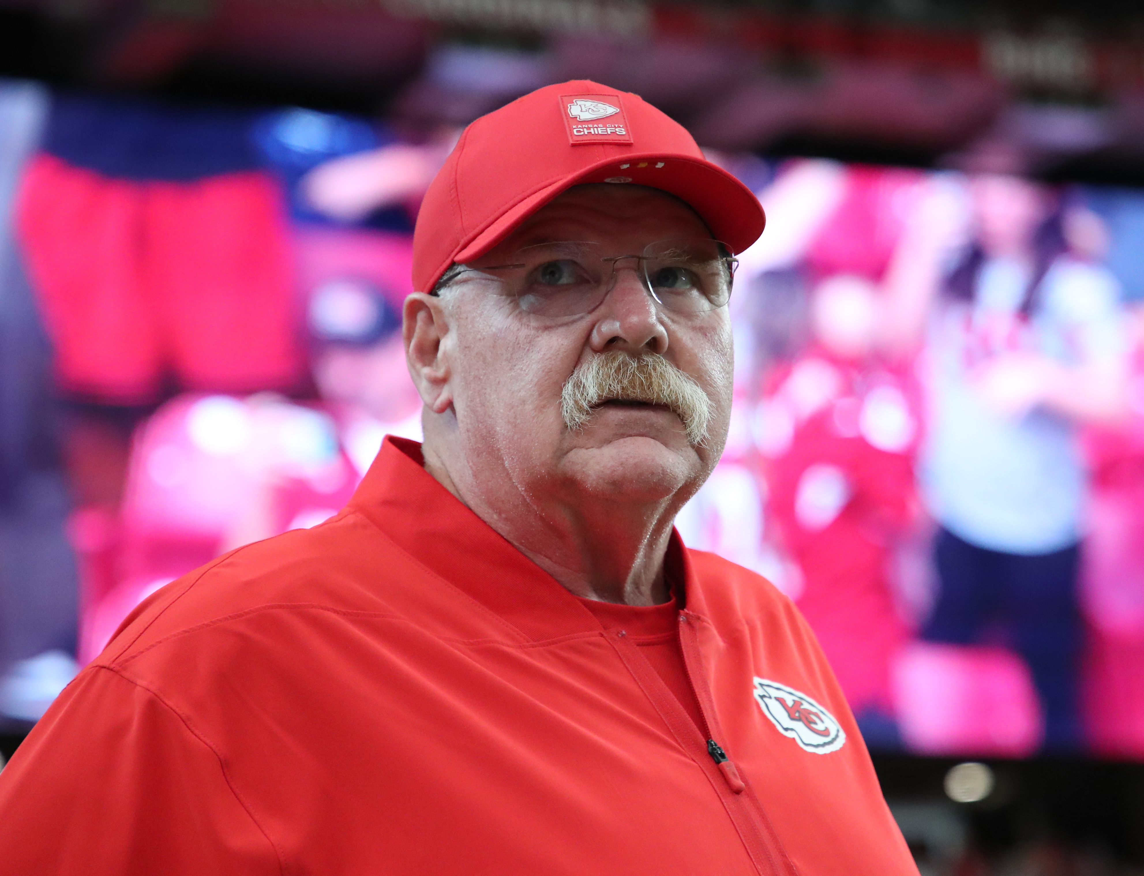 A bullet struck the office of Kansas City Chiefs head coach Andy Reid ...