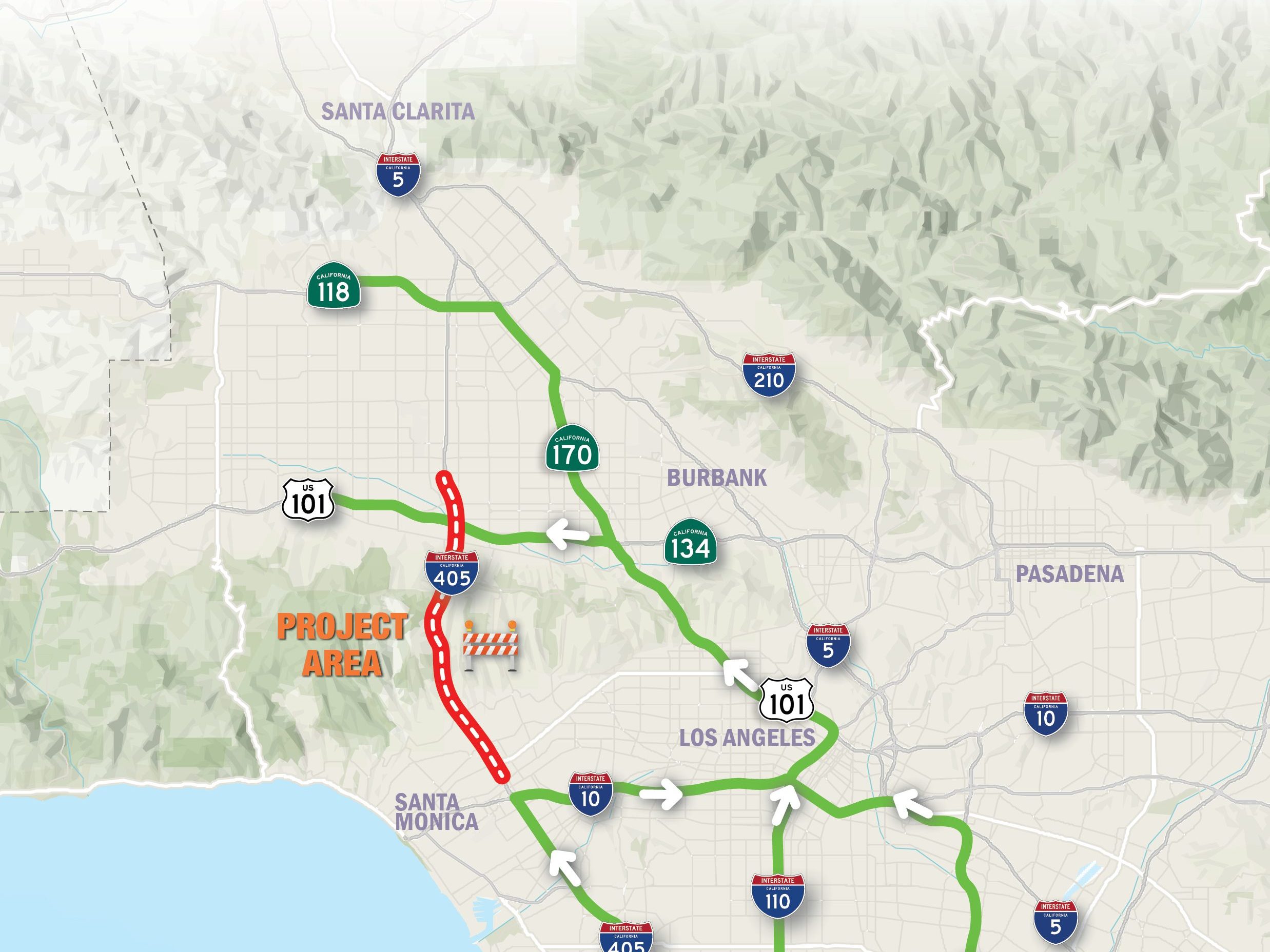 405 Freeway to see weekend lane closures. Here’s when and where – NBC ...