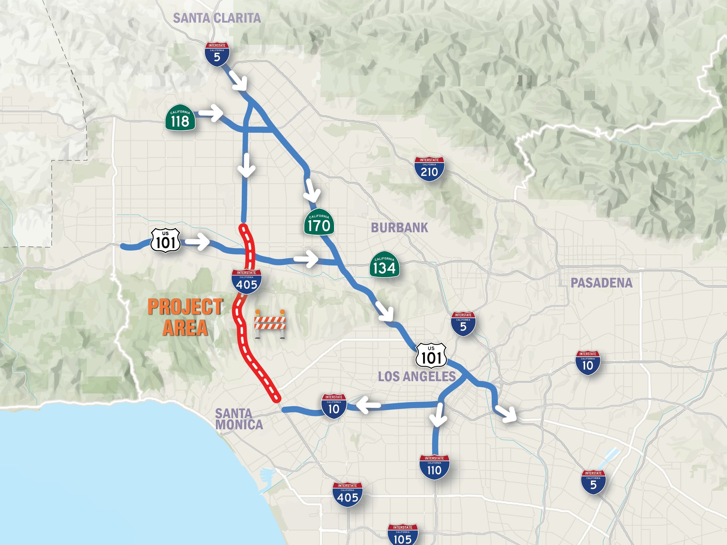 405 Freeway to see weekend lane closures. Here’s when and where – NBC ...