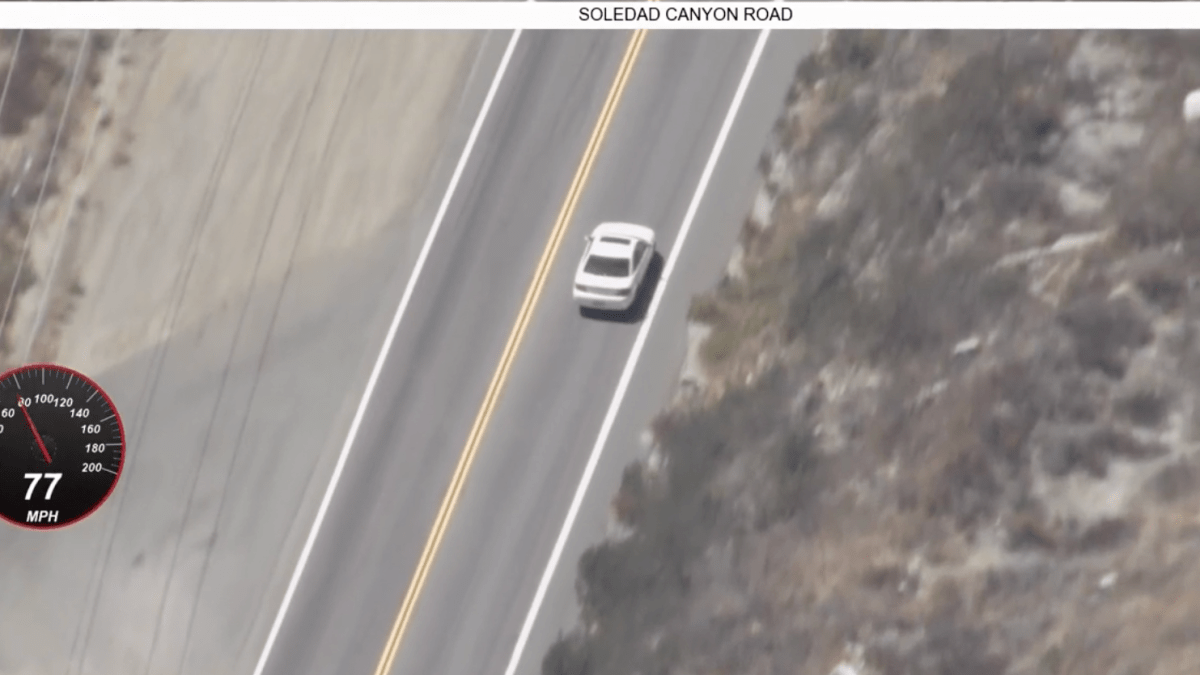 Driver in custody after pursuit through Antelope Valley – NBC Los Angeles