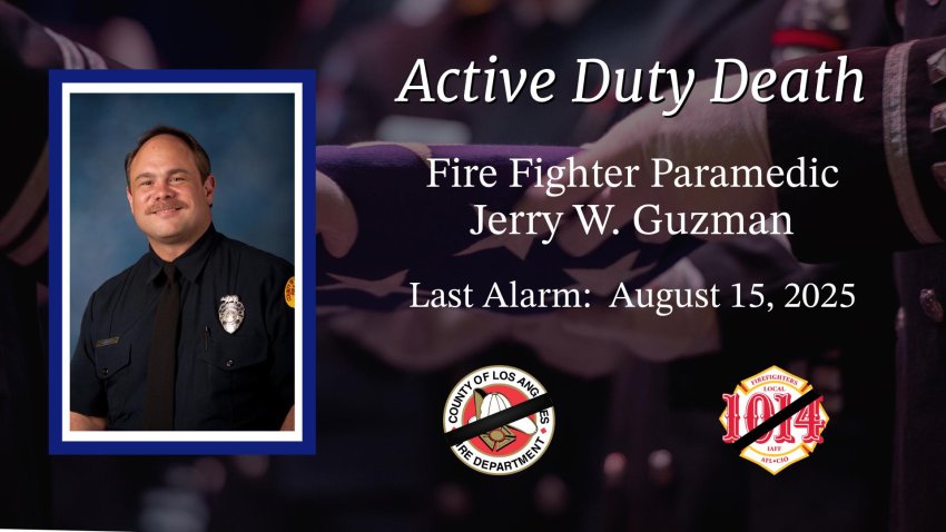 LA County firefighter suffers ‘active-duty death’ – NBC Los Angeles