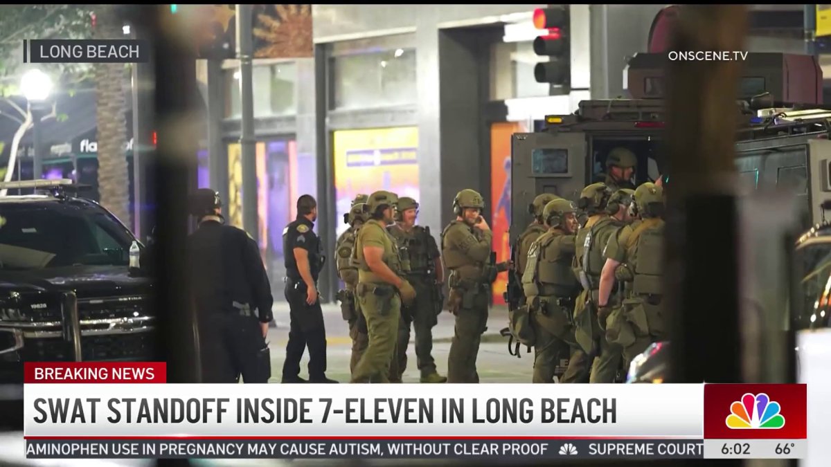 SWAT standoff inside 7-Eleven in Long Beach – NBC Los Angeles