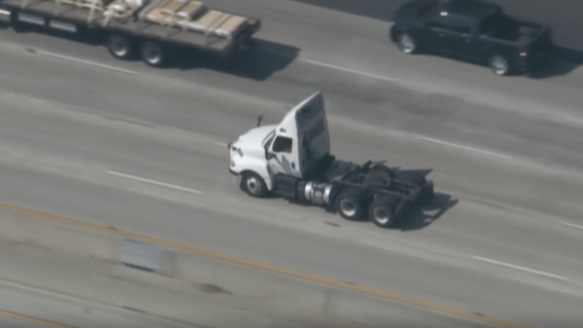 Police deploy armored vehicle to stop big rig during OC pursuit – NBC ...