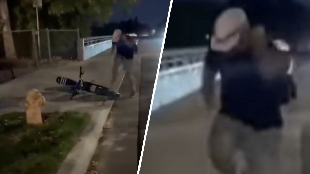 Video shows man stomp on teen’s bike in Santa Clarita assault – NBC Los ...