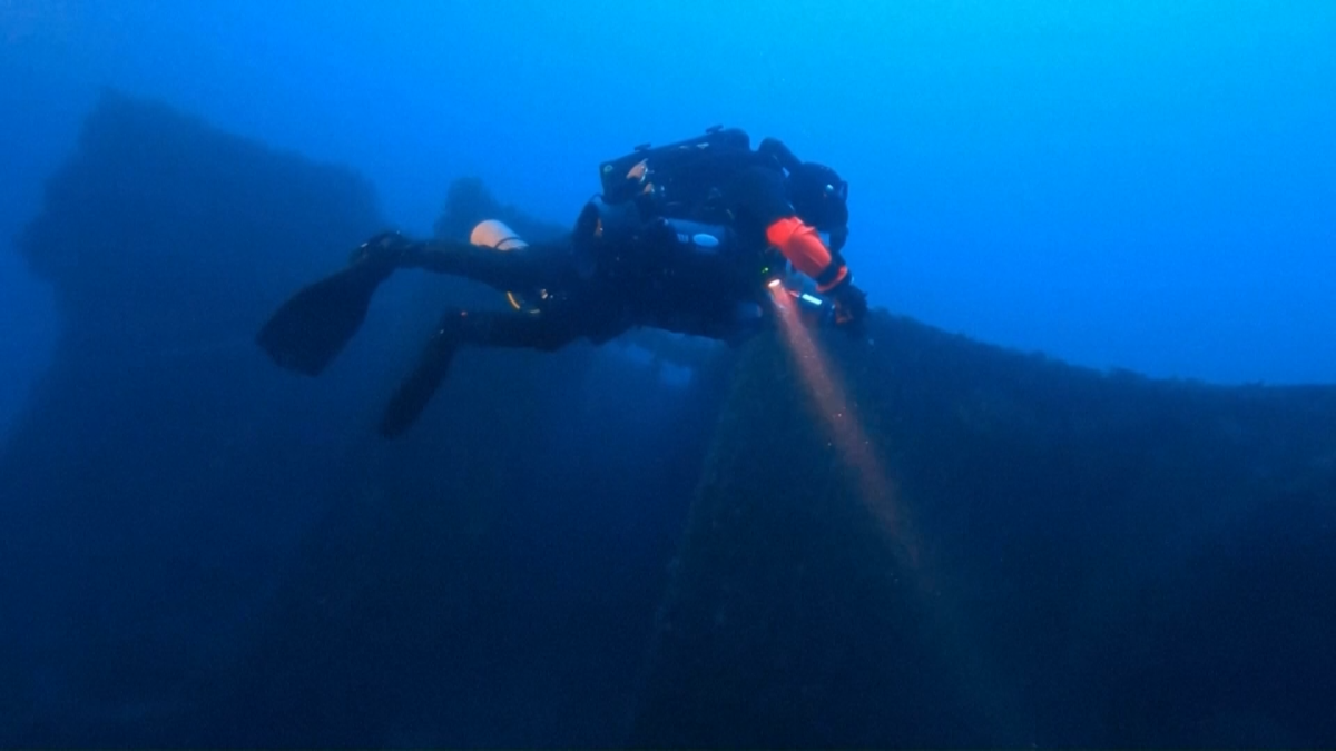 Divers recover artifacts from the Britannic, Titanic’s sunken sister ...